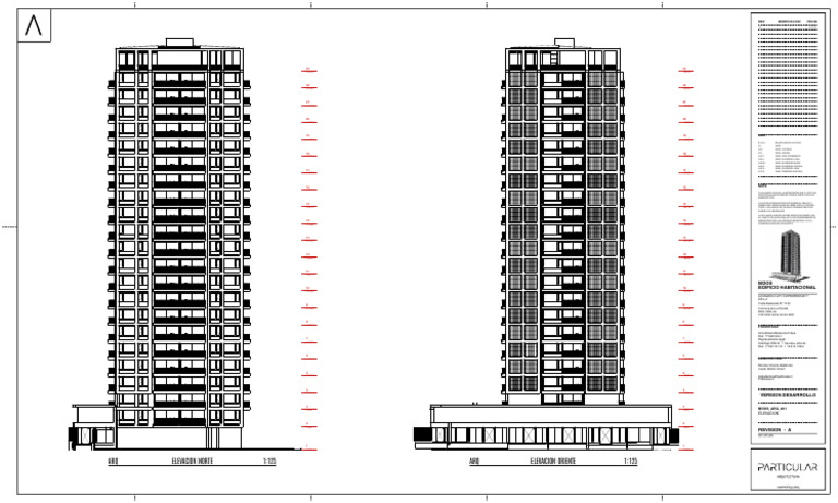 Bdos - Arq - 201 - Elevacion - Rev - A | PDF