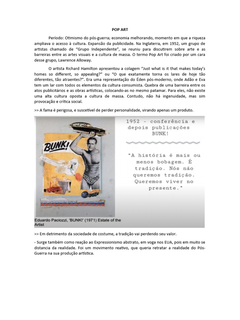 Pop Art | PDF | As artes