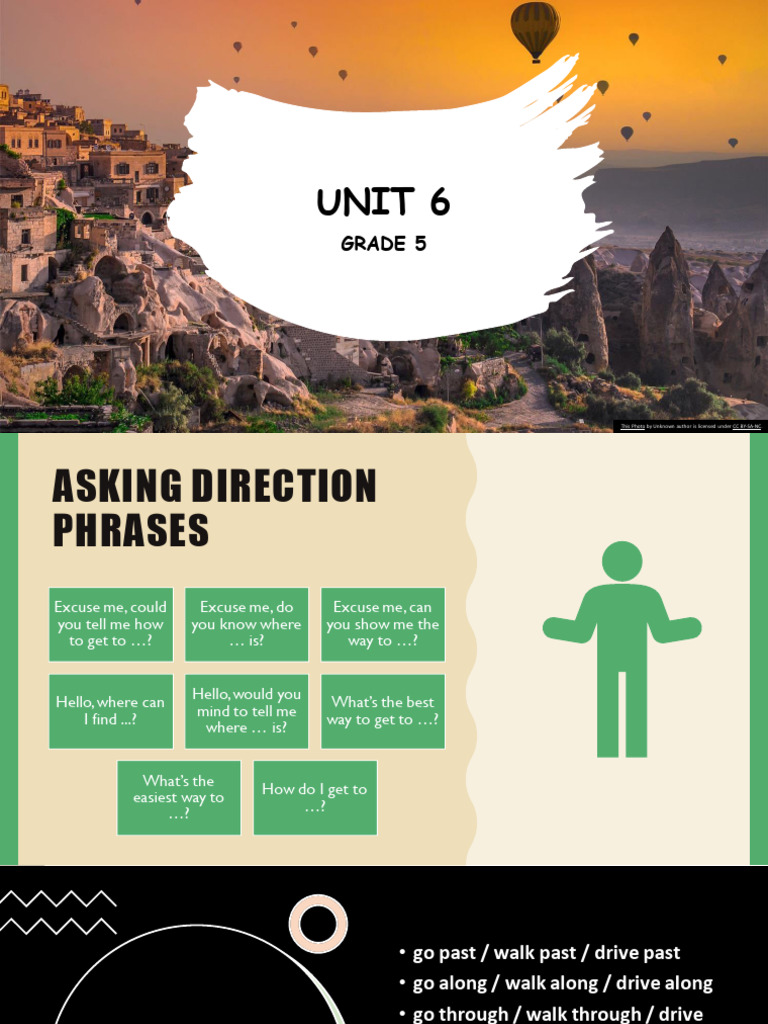 (Grade 5) Unit 6 - Asking & Giving Direction-1 | PDF