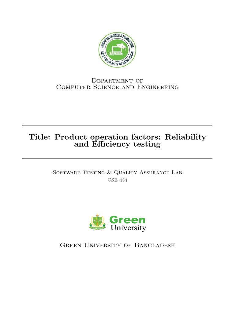 Stqa Lab 2 Pdf Reliability Engineering Computer Hardware 6492