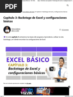 Introducción a la Vista Backstage en Excel | PDF | Microsoft Excel ...