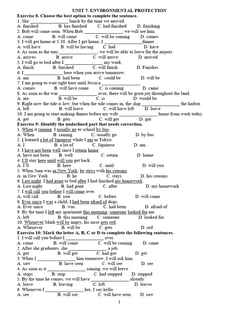 Bai Tap Anh Van 8 Ky 2 | PDF | Convenience Store | Air Pollution