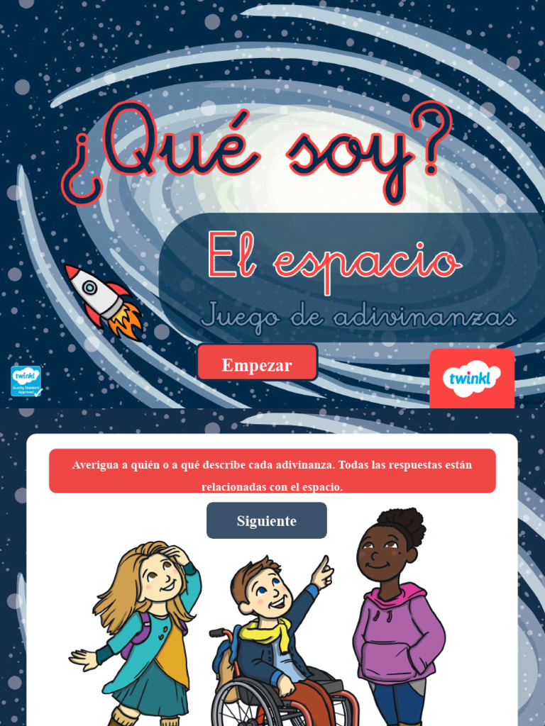 Es Ss 1660905383 Juego de Adivinanzas Que Soy El Espacio Twinkl Puzzled ...