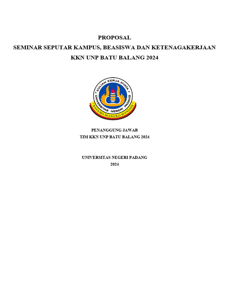 Proposal Seminar | PDF