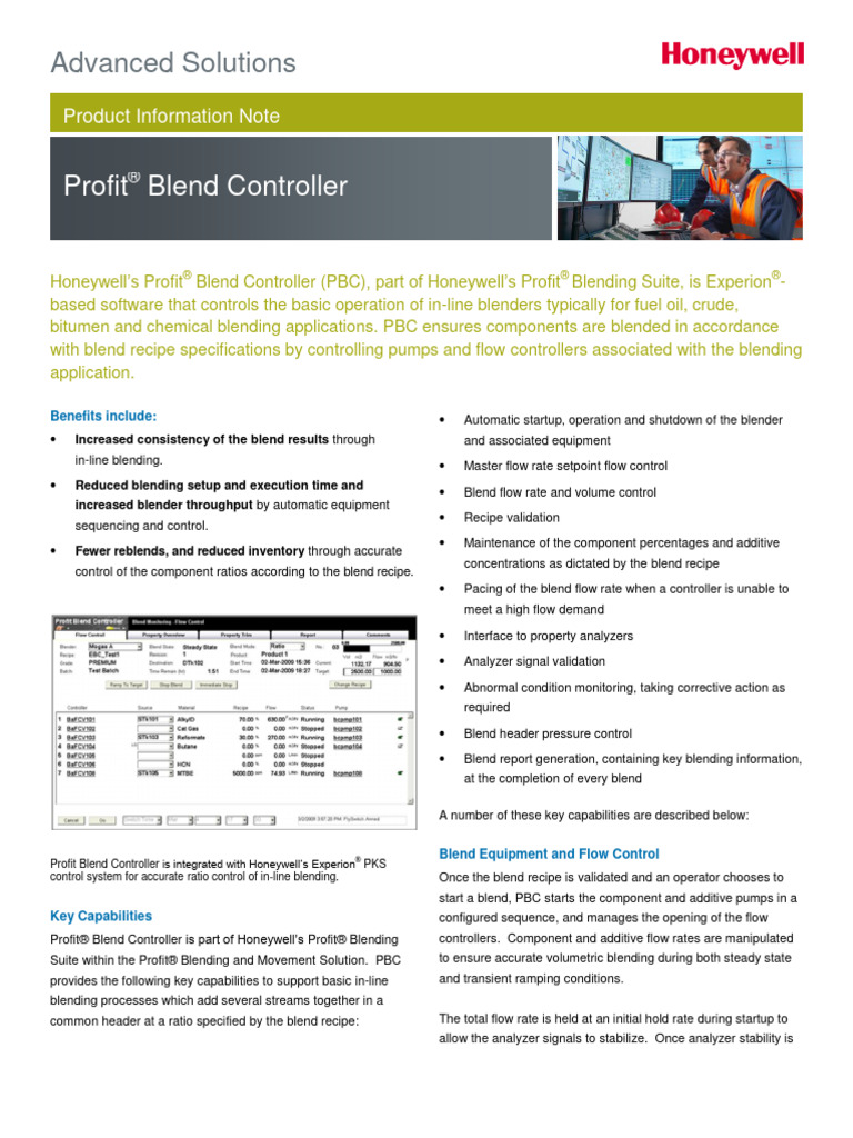 PBM Profit Blend Controller PBC Ratio Only PIN | PDF | Steady State ...