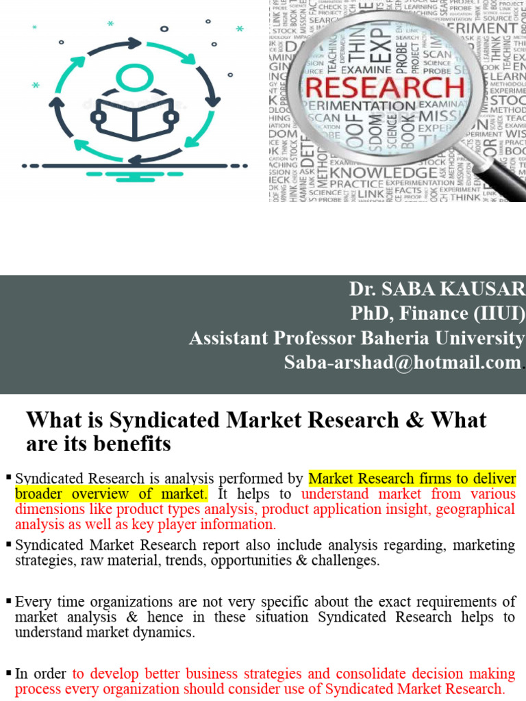 Syndicate Research Method | PDF | Quantitative Research | Experiment