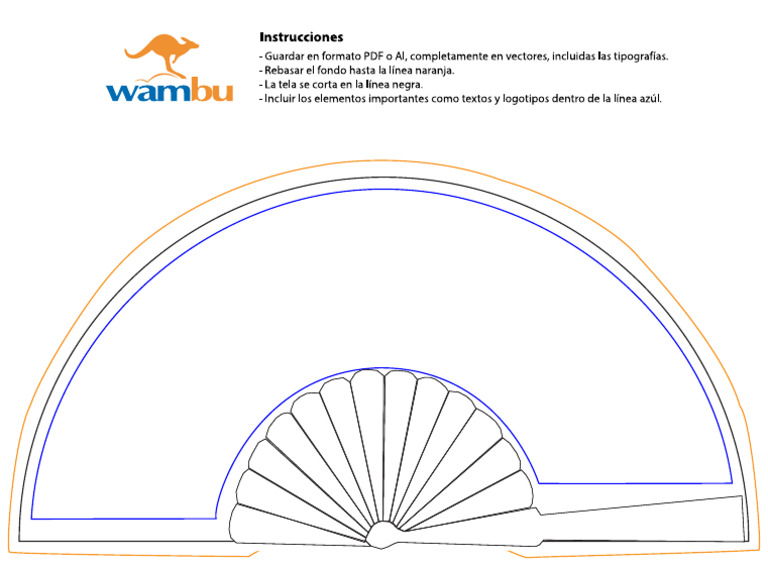 Plantilla Abanico Plastico | PDF