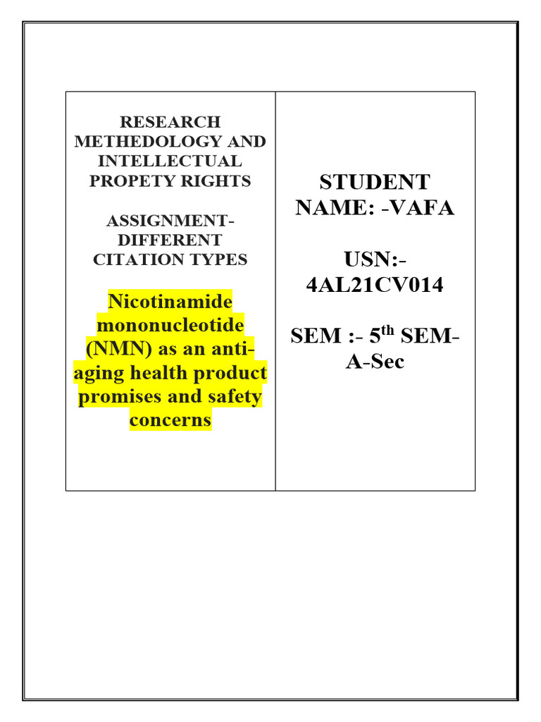 Research Assignment | PDF | Citation | Bibliography