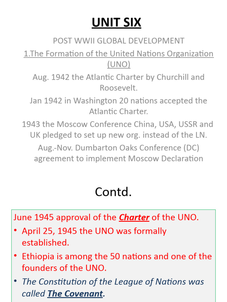 Formation of the United Nations | PDF | United Nations | International ...