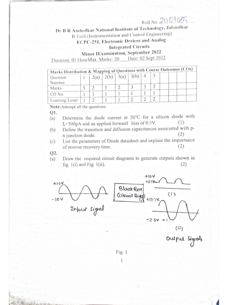 Edaic Question Paper | PDF