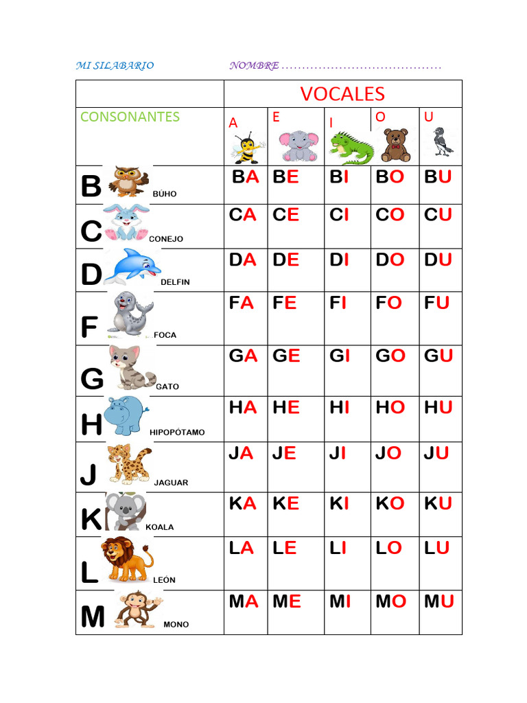 ABC Con Animales | PDF