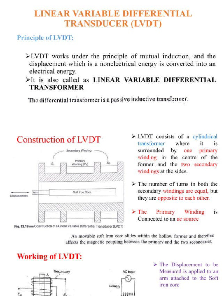 LVDT | PDF
