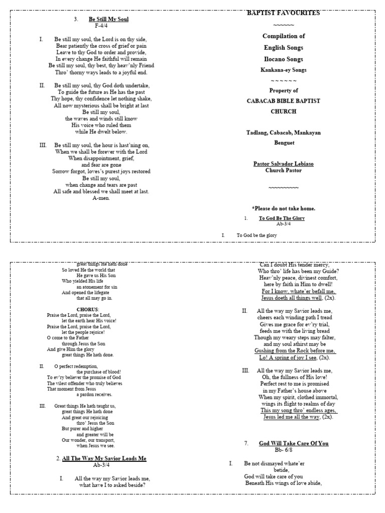 Cabacab Song Book | PDF | Jesus | Religious Belief And Doctrine