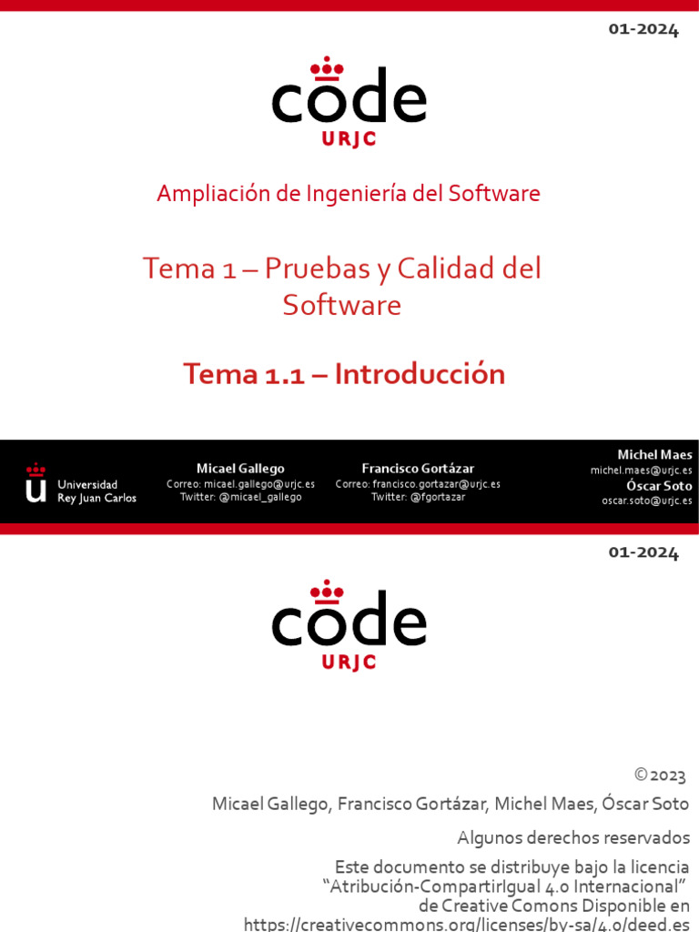 Pruebas y Calidad del Software | PDF | Desarrollo guiado por pruebas | Software