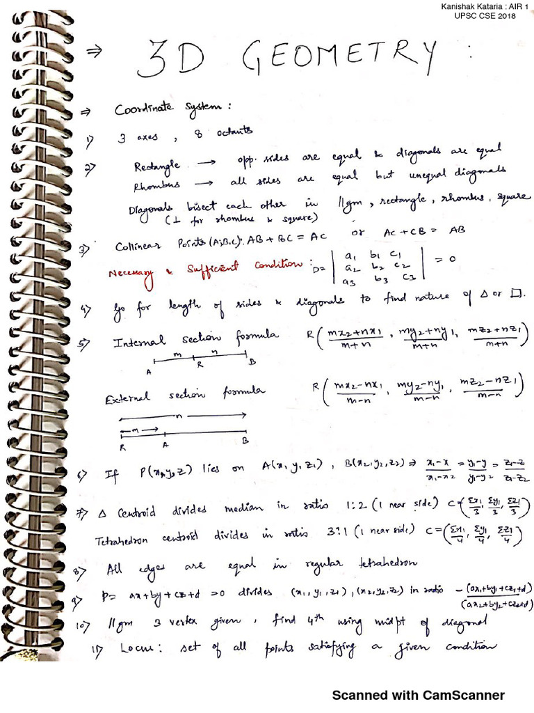 Analytic Geometry | PDF