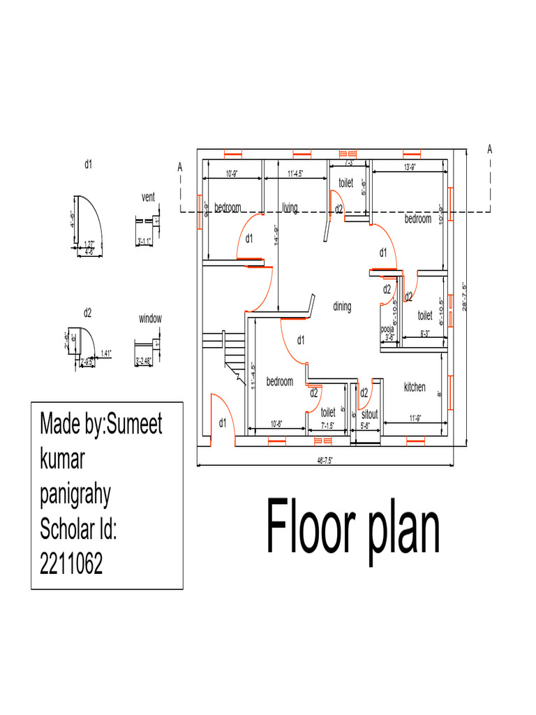 Floorplan Model1 | PDF
