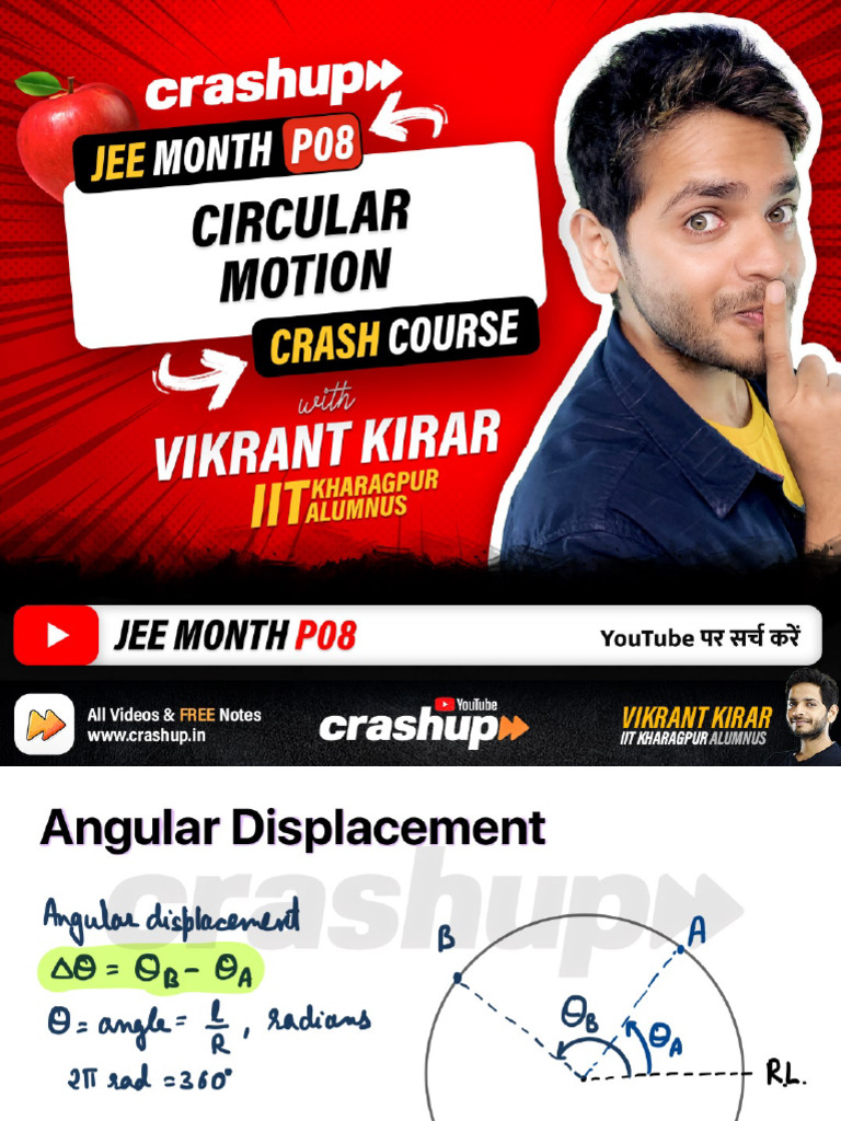 JEE P08 Circular Motion | PDF
