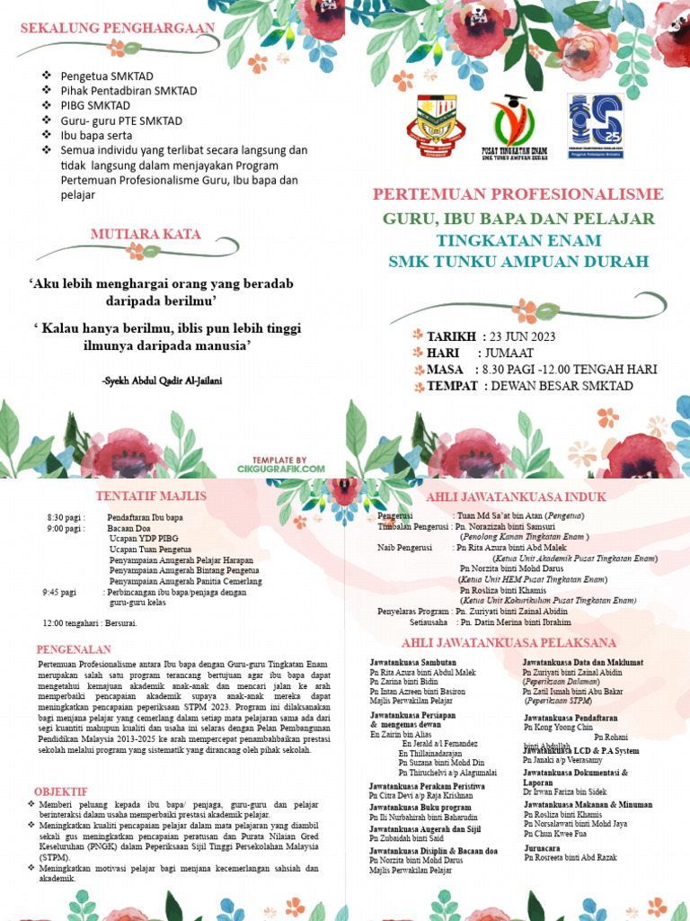 Buku Program 3 Penjuru | PDF