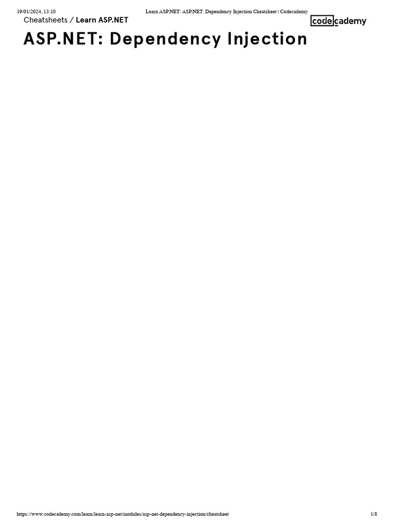 Dependency Injection Pdf Class Computer Programming Method Computer Programming