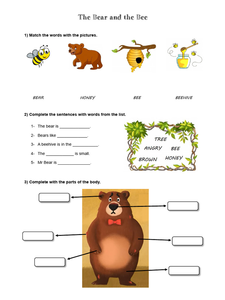 Fable - The Bear and The Bee | PDF