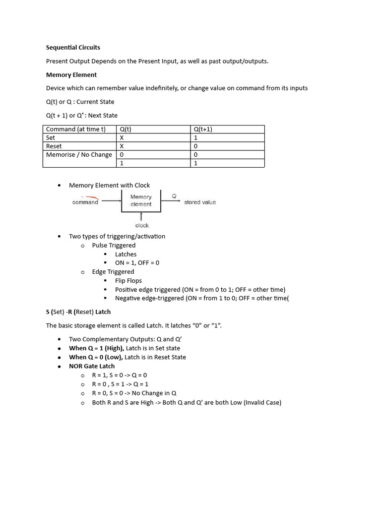 Sequential Circuits | PDF | Computer Engineering | Information And Communications Technology
