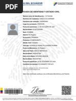 Certificado de Matrimonio Ecuador | PDF | Derecho