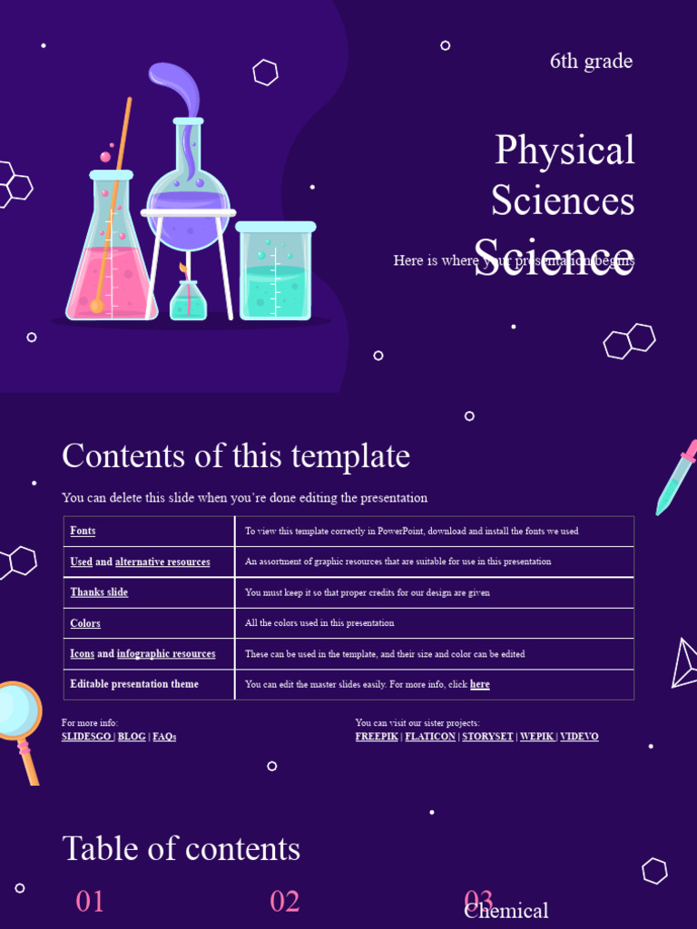 Physical Sciences - Science - 6th Grade by Slidesgo | PDF | Planets | Venus