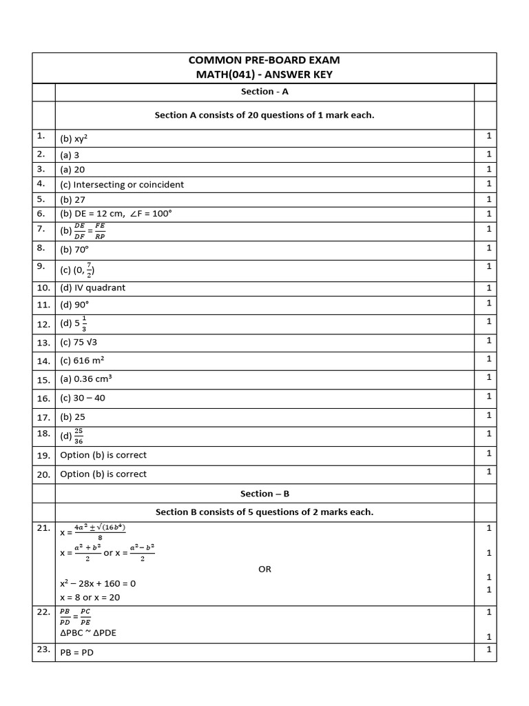 Math-Class X - CPBE 2023 MS | PDF | Geometric Shapes | Euclidean Geometry