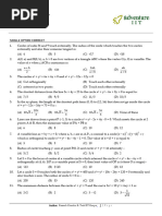 JEE Mains PNC Practice Questions | PDF