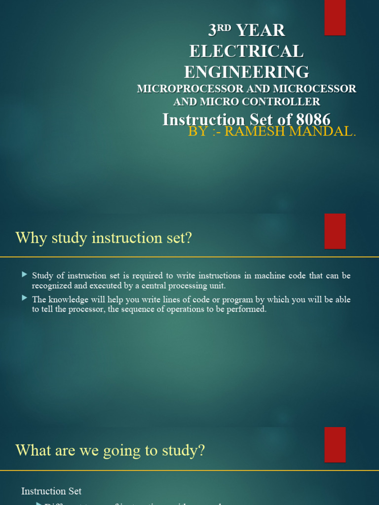 Ramesh Mandal PPT 3rd Year | PDF | Integrated Circuit | Computer Science