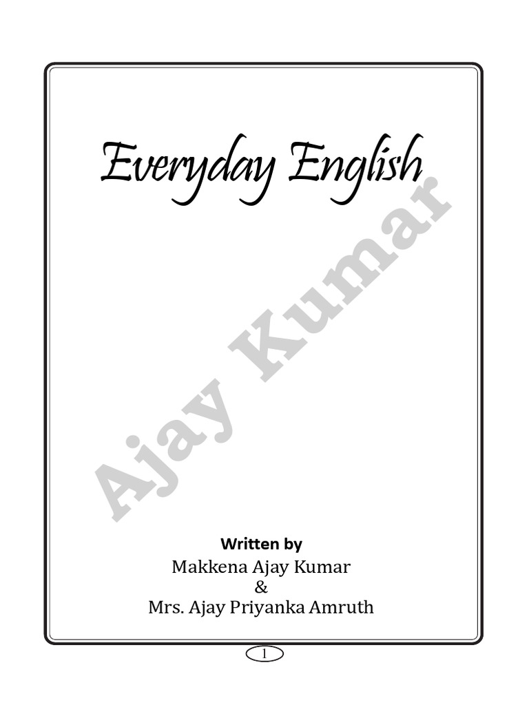 Everyday English - Series I | PDF | Retail