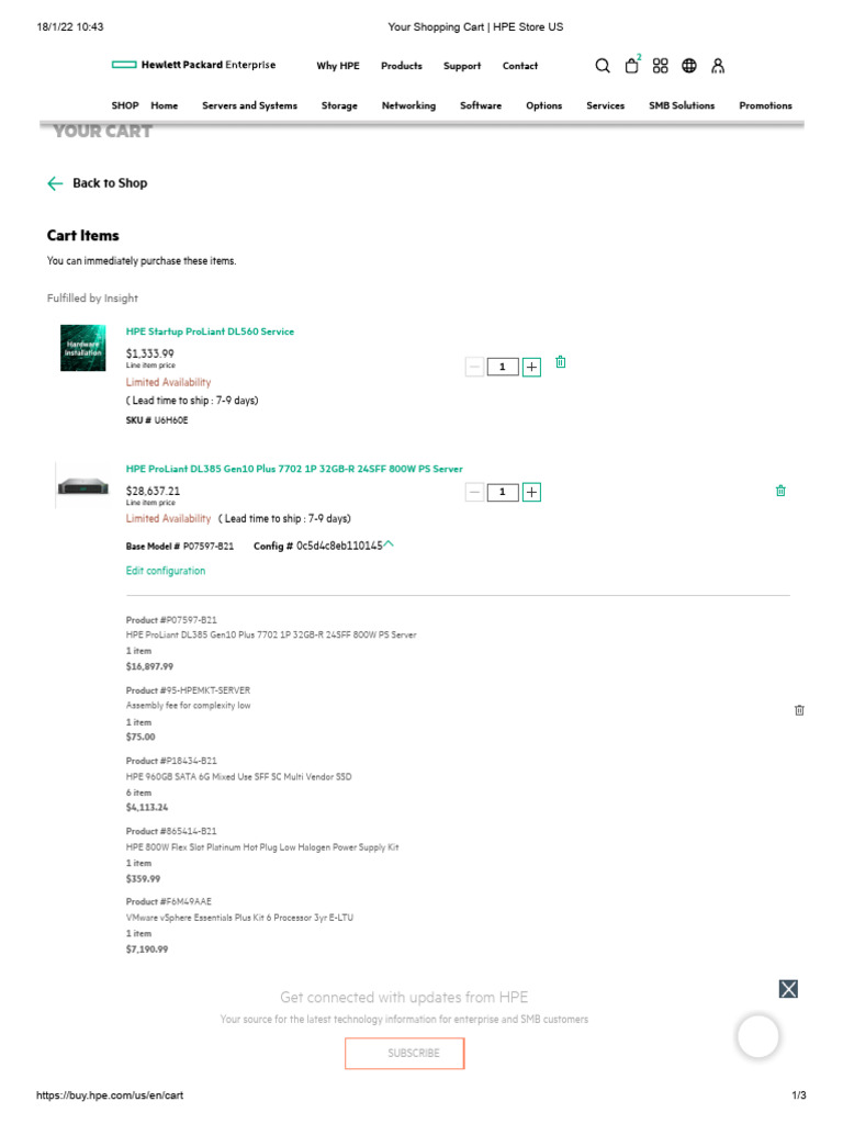 HPE Store US | Download Free PDF | Computer Engineering | Computer Architecture