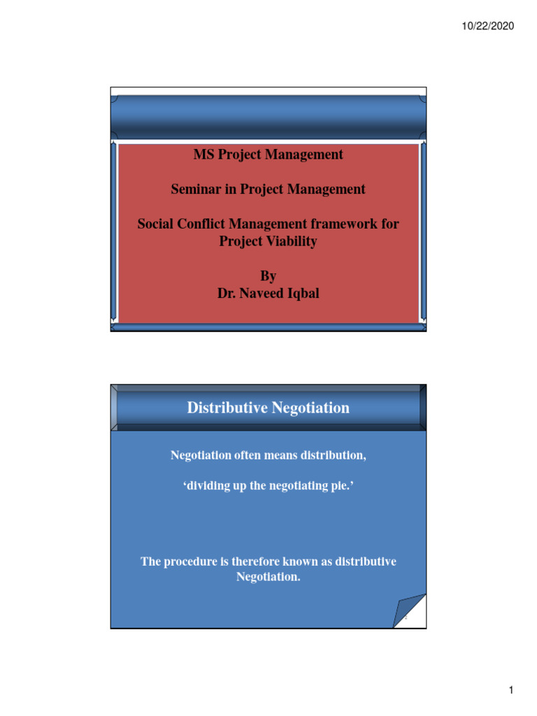 All Slides | PDF | Negotiation | Project Management
