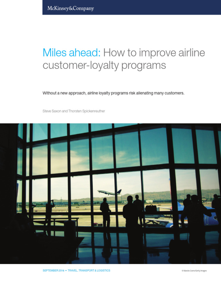 Miles Ahead How To Improve Customer Loyalty Programs Web Final | PDF ...