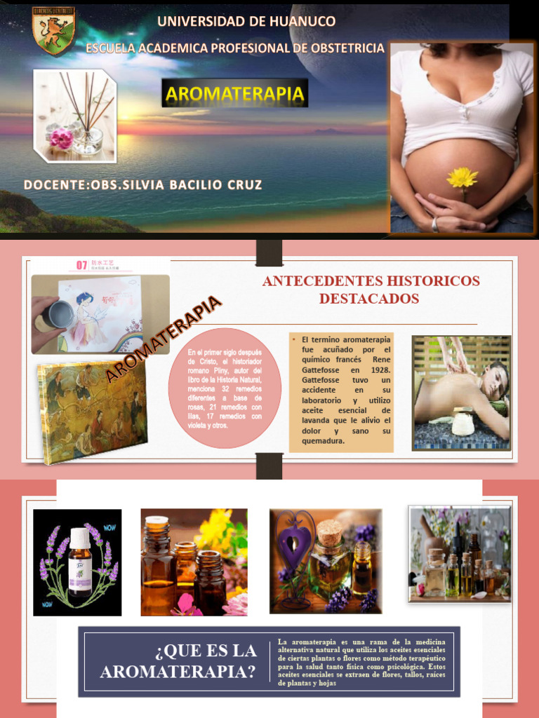 Aromaterapia en el Embarazo: Beneficios y Precauciones | PDF ...