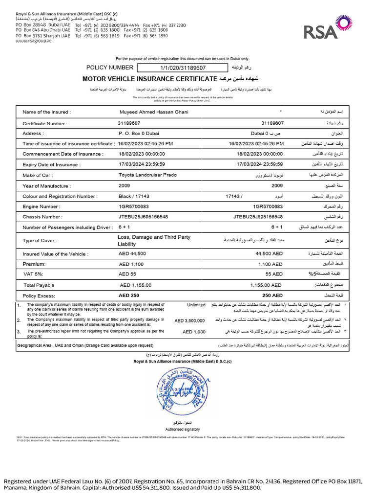 Policy Documents | PDF | Insurance | Deductible