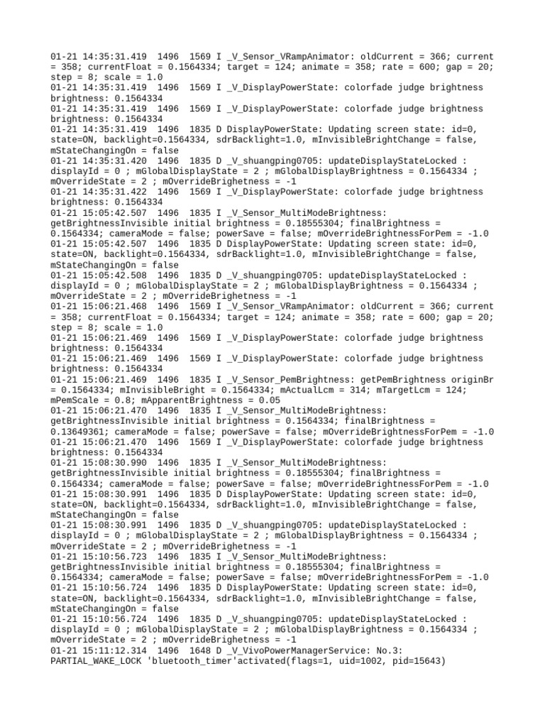 Log | PDF | Bluetooth | Telecommunications