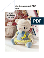 Liam Conejo Amigurumi Patron Gratis PDF | PDF | Amigurumi | Tejidos
