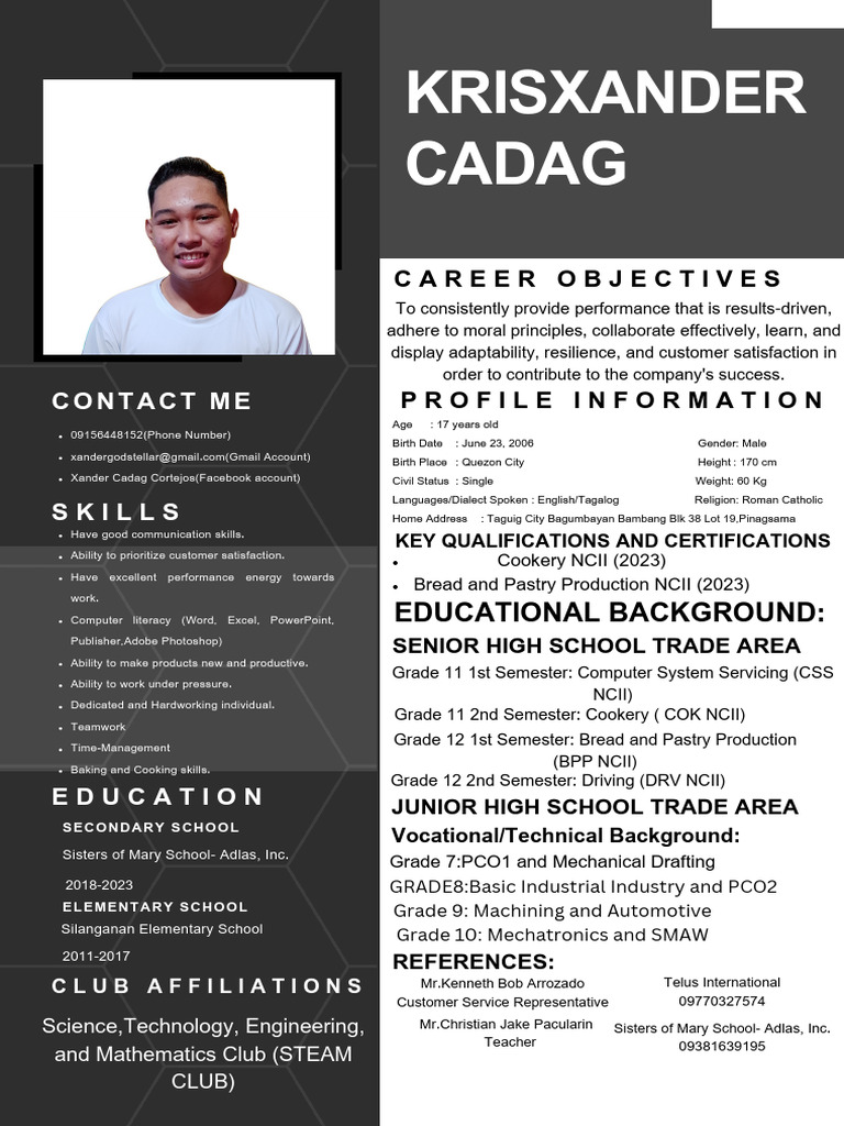 Resume (Curriculum Vitae) | PDF