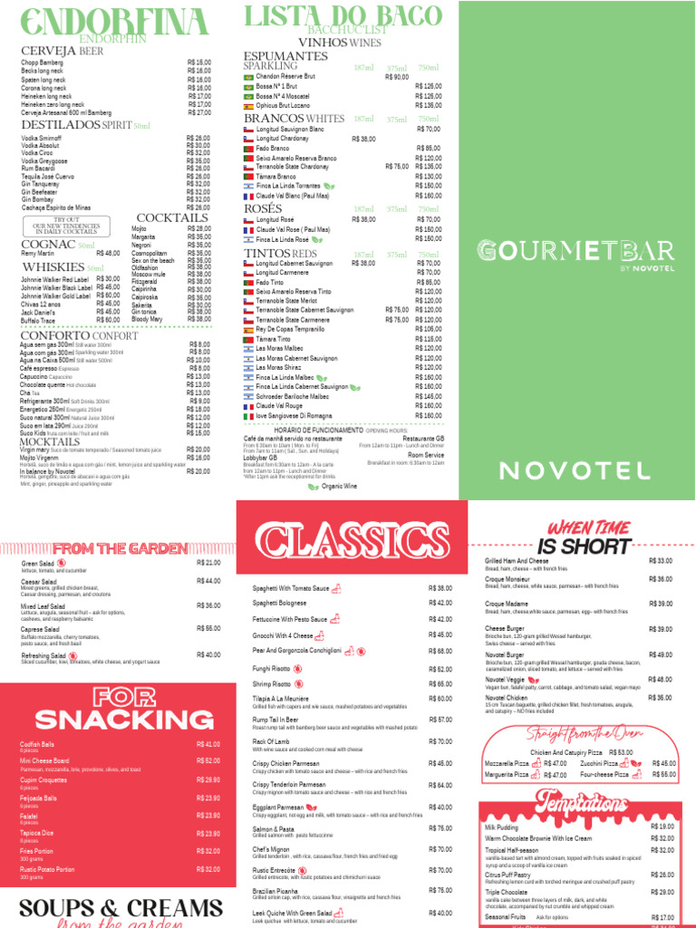 Novotel Menu v2 | PDF | Hamburgers | Salad