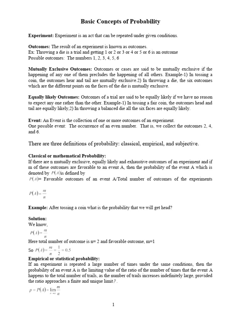 Probability-Lec Updated | PDF | Probability | Probability And Statistics