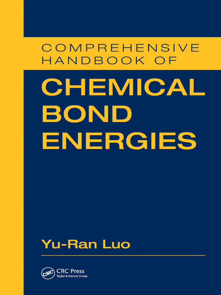 Handbook of Chemical Bond Energies | PDF | Mass Spectrometry | Spectroscopy