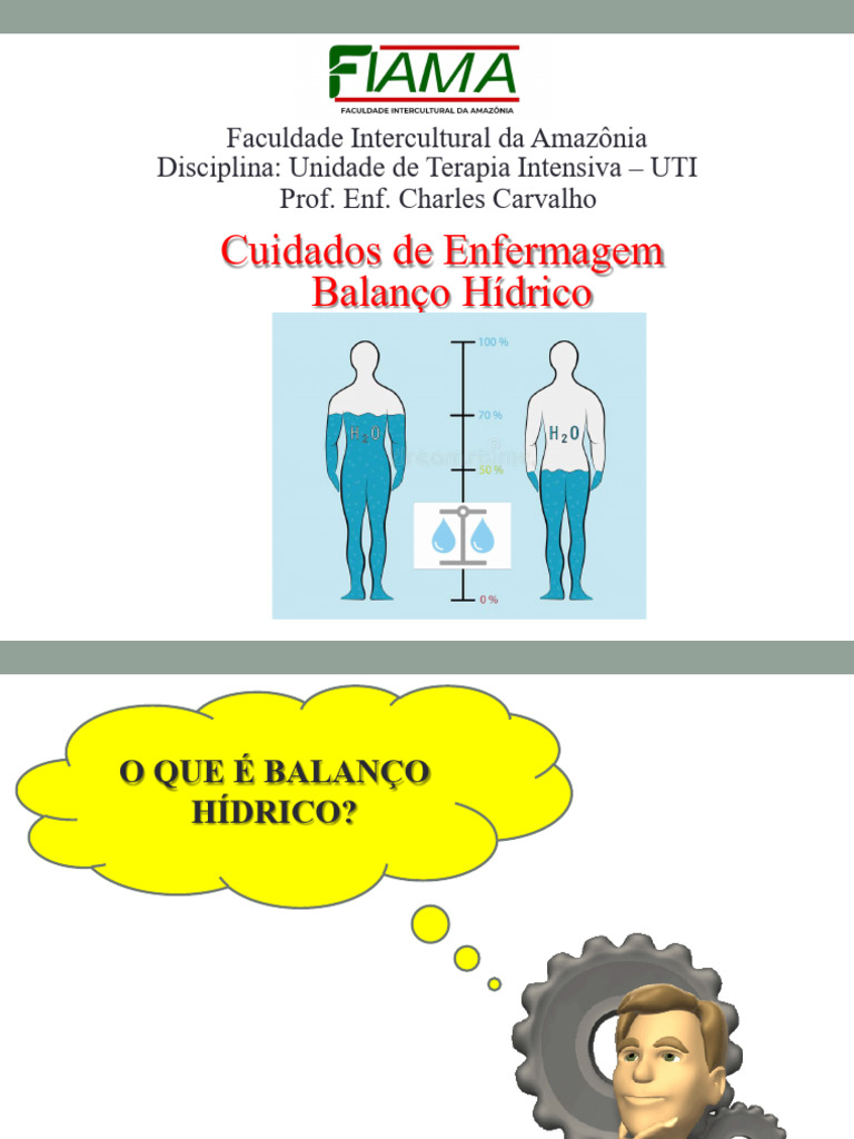 Aula 07 - Balanço Hidrico | PDF | Unidade de Tratamento Intensivo (UTI ...