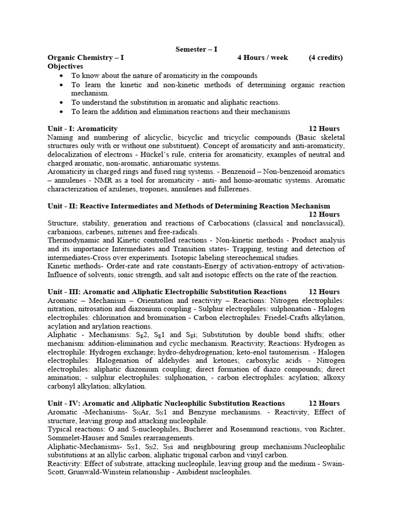 SHC Old | PDF | Aromaticity | Chemical Reactions