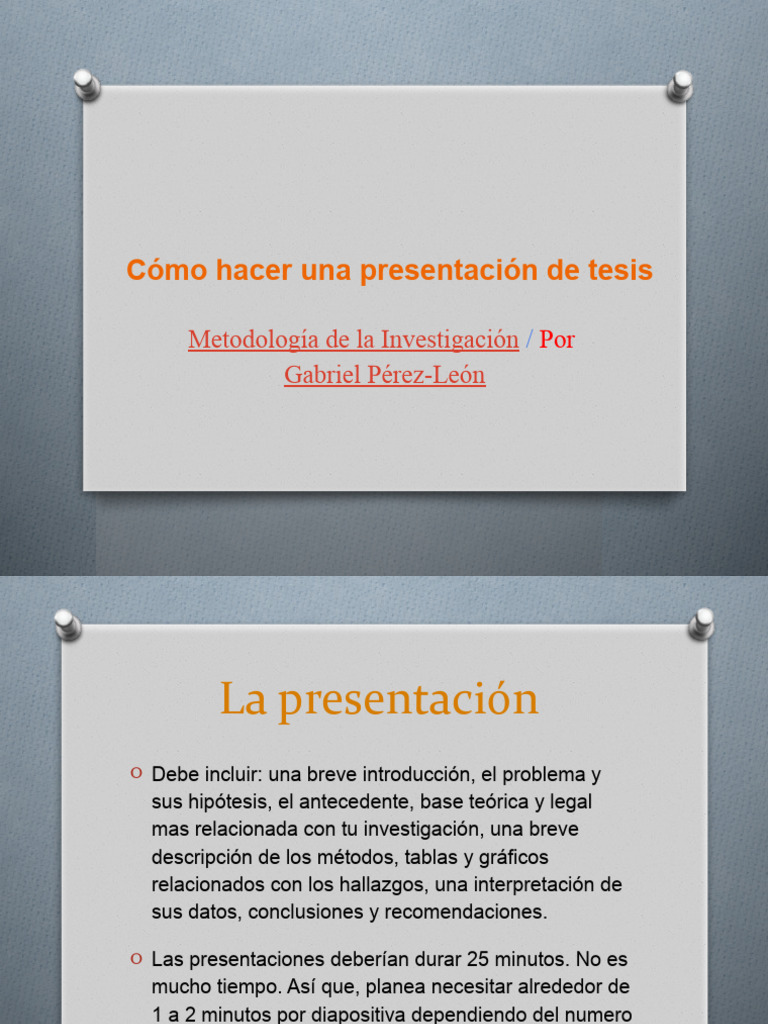 Apoyo, Cómo Hacer Una Presentación de Tesis | PDF | Microsoft PowerPoint