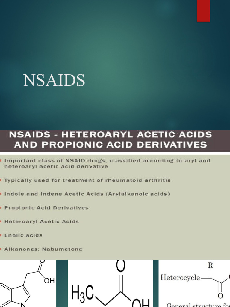 NSAIDS | PDF | Nonsteroidal Anti Inflammatory Drug | Aspirin