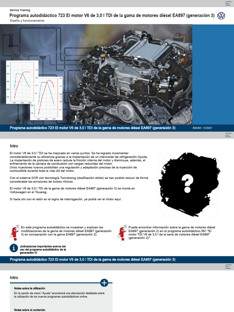 SSP00072360-Nr 723 El Motor V6 de 3 0 L TDI de La Gama de Motores Diésel EA897 (Generación 3 ...
