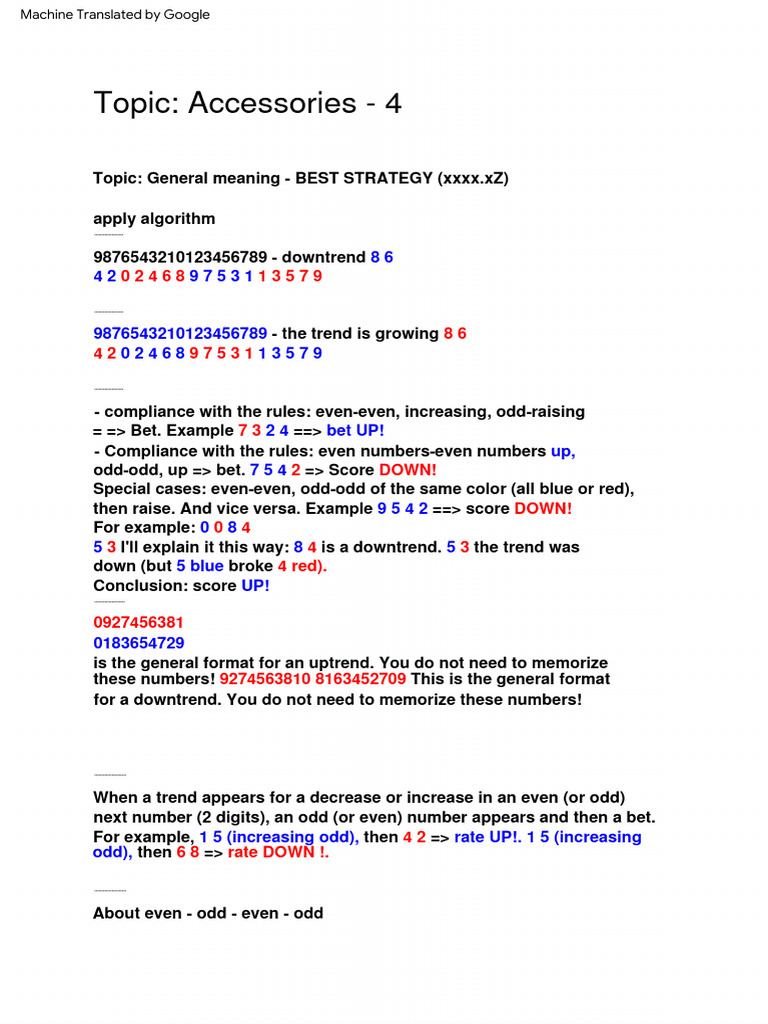 Quick Trading Strategy | PDF | Applied Mathematics