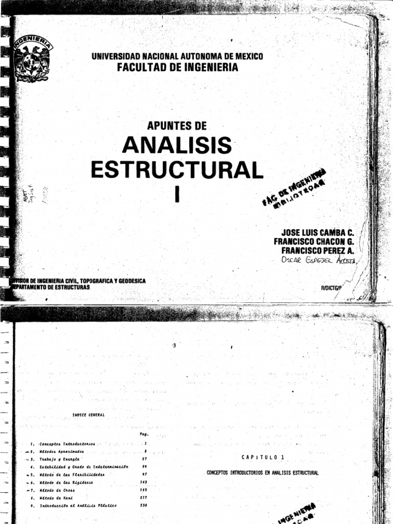 Apuntes de Analisis Estructural I | PDF