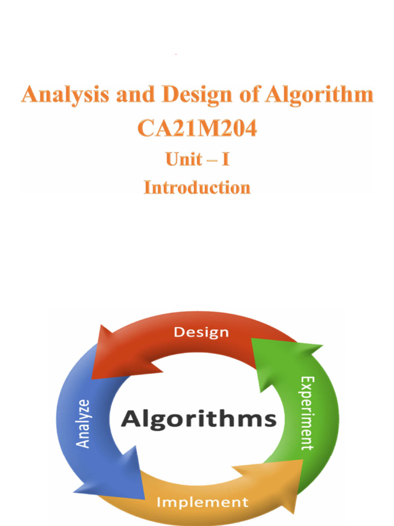 Algorithm Pdf Algorithms Time Complexity